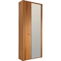 Garderobenschrank Innostyle "Nature Plus" Schränke Gr. B/H/T: 74 cm x 200 cm x 40 cm, braun (kernbuche massiv lackiert, nachbildung)