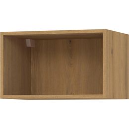 Hängeschrank KOCHSTATION ""KS-Scafa"" Schränke Gr. B/H/T: 50 cm x 30 cm x 37 cm, braun (eiche astig) in meheren Breiten, Höhe 30 cm, wahlweise Türschlag rechts oder links