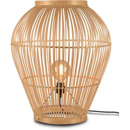 Stehlampe GOOD & MOJO "Tuvalu" Lampen Gr. Ø 60cm H: 70cm, beige (natur)