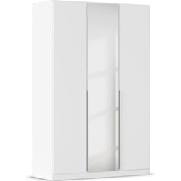 Drehtürenschrank Rauch "Kleiderschrank Schrank Garderobe AGORDO mit Dekor- oder Hochglanzfront" Schränke Gr. B/H/T: 136 cm x 210 cm x 54 cm, 3 St., weiß (alpinweiß) durchdachte Innenausstattung, in 6 Breiten und 2 Höhen MADE IN GERMANY