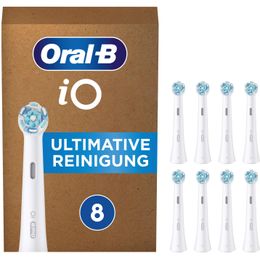 Aufsteckbürste Oral-B "iO", weiß, Zahnbürstenköpfe, 8 St.