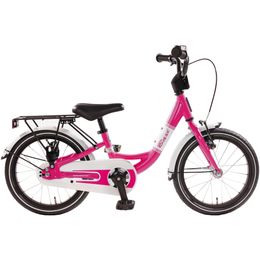 Kinderfahrrad Bachtenkirch "16" Baxi - pink" Fahrräder Gr. 22 cm, 16 Zoll (40,64 cm), rosa (pink, weiß, pink) Kinder Alu Kinderfahrrad mit Vollausstattung, erhältlich in 141618 Zoll