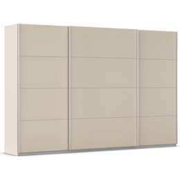 Schwebetürenschrank Rauch "Kleiderschrank Schrank Garderobe AGORDO mit Dekor- oder Hochglanzfront" Schränke Gr. B/H/T: 315cm x 210cm x 62cm, 3 St., beige (champagner) durchdachte Innenausstattung, in 4 Breiten und 2 Höhen MADE IN GERMANY