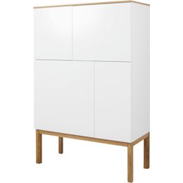 Highboard Tenzo "PATCH" Sideboards Gr. B/H/T: 92 cm x 138 cm x 40 cm, weiß Sanft Schliessung