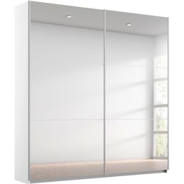 Schwebetürenschrank Rauch "Kleiderschrank Schrank Garderobe REFLECT" Schränke Gr. B/H/T: 175 cm x 191 cm x 59 cm, 2 St., weiß (alpinweiß) inkl. praktischer Innenausstattung mit viel Stauraum MADE IN GERMANY