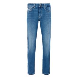 Slim-fit-Jeans Tommy Jeans "AUSTIN SLIM TPRD" Gr. 36, Länge 32, blau (denim medium 1a5) Herren Jeans schmal zulaufendes Bein