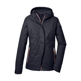 Outdoorjacke Killtec "KOS 68 WMN JCKT", Damen, Gr. 38, blau (navy), Oberstoff: 100% Polyester (recycelt), Futter: 100% Polyester, sportlich, Jacken