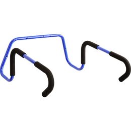 Mottez Wand-Müllsackhalter-Set, bis 400 l, blau