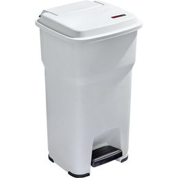 rothopro Treteimer HERA, Volumen 60 l, BxHxT 390 x 690 x 390 mm, weiß