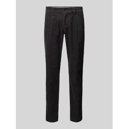 Marc O'Polo Tapered Fit Cordhose aus reiner Baumwolle Modell 'OSBY PLEATS'