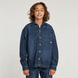 G-Star Raw Kids Boxy Fit Overshirt - Dunkelblau - jungen