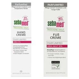 Sebamed TROCKENE HAUT FUßCREME + HANDCREME Set