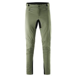 Fahrradhose Gonso "Trail Pants Softshell M" Gr. XXXL, Normalgrößen, grün (schilfgrün) Herren Hosen Softshell-Radhose, atmungsaktive MTB-Hose ohne Sitzpolster