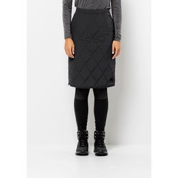 A-Linien-Rock Jack Wolfskin "WANDERMOOD SKIRT W" Gr. M (38/40), schwarz (black) Damen Röcke