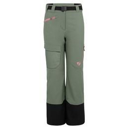 Skihose Ziener "ABBI" Gr. 104, EURO-Größen, grau (graugrün) Kinder Hosen