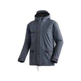 Funktionsjacke Maier Sports "R3 Zed M" Gr. 56, blau (graublau) Herren Jacken Jacke, wasserdichte Outdoorjacke, Regular Fit