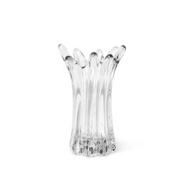 ferm LIVING Vase Holo, Ø 15 cm, klar, Glas, mundgeblasen