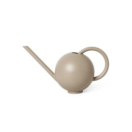 ferm LIVING Gießkanne Orb, beige, 2 Liter, Edelstahl