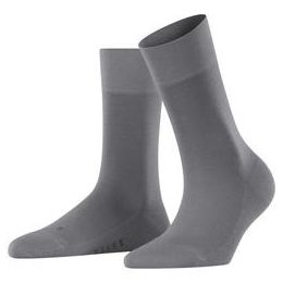 Steinberg FALKE Damen Socken Multipack - Sensitive New York, Bündchen, Logo, einfarbig, lang Hellgrau 39-42 2er Pack (2x1P)