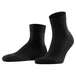 Mendler FALKE Herren Quarter-Socken Multipack - Cool Kick, Socken, Polyester, Logo, einfarbig Schwarz 44-45 2er Pack (2x1P)