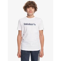 Quiksilver T-Shirt »All Lined Up« White 14(155-164cm) 14(155-164cm) Stoff: Leichter Baumwolljersey