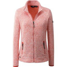 DEPROC Active Strickfleecejacke »KIRKVALE X WOMEN« auch in Großen Größen erhältlich orange melange 46 (L) 46 (L) Leichte Damen Basic Fleecejacke...