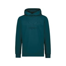 TRIGEMA Kapuzensweatshirt »Kapuzenpullover mit großem 3D-Motiv« saphir L L Sweat-Qualität