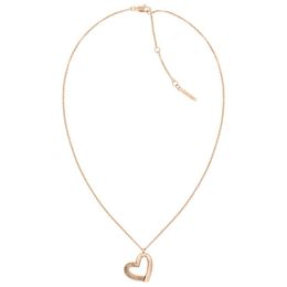 Calvin Klein Kette mit Anhänger »Schmuck Edelstahl Halsschmuck Halskette Erbskette DEFIANT« roségoldfarben CK Schmuck - Damenhalskette