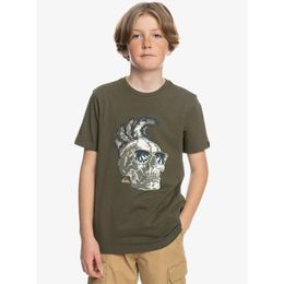 Quiksilver T-Shirt »Smoke Screen« braun 16(165-172cm) 16(165-172cm) Stoff: Leichter Baumwolljersey
