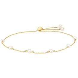 JULIE JULSEN Armband »925/- Sterling Silber vergoldet 8 SWP« gold Zartes Armband aus 925/- Sterling Silber vergoldet