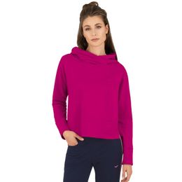 TRIGEMA Sweatshirt »Dünner Kapuzenpullover« magenta L L 1/1 lange Hose