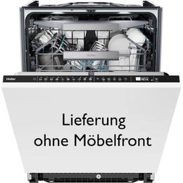 Haier vollintegrierbarer Geschirrspüler I-PRO SHINE SERIE 4 »XS 6B0M3PDB« 16 Maßgedecke silberfarben Automatische Türöffnung