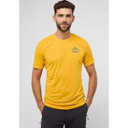 Jack Wolfskin T-Shirt &raquo;VONNAN GRAPHIC T M&laquo; fresh-orange M (50) M (50) Leichtes T-Shirt