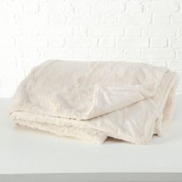 Boltze Wohndecke »Storan« creme Obermaterial: 100% Polyester B/L: 125 cm x 200 cm