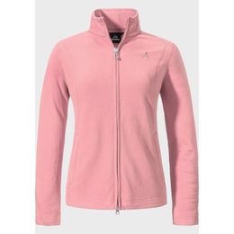 Schöffel SCHÖFFEL Fleecejacke »Fleece Jacket Leona3« ohne Kapuze 3465 - pink 42 42 Hohe Bewegungsfreiheit durch 2-Wege-Stretch