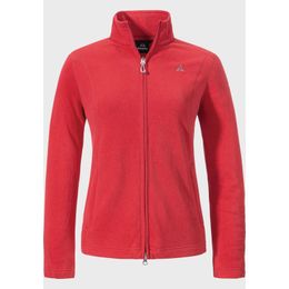 Schöffel SCHÖFFEL Fleecejacke »Fleece Jacket Leona3« ohne Kapuze 2050 - rot 36 36 Hohe Bewegungsfreiheit durch 2-Wege-Stretch