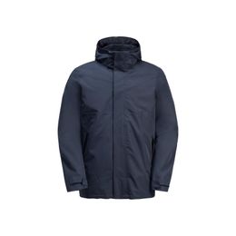 Jack Wolfskin 3-in-1-Funktionsjacke »LUNTAL 3IN1 JKT M« mit Kapuze night-blue M (50) M (50) Wetterfeste 3in1-Jacke