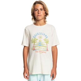 Quiksilver T-Shirt »Strange Days« Antique White Heather 12(148-156cm) 12(148-156cm) Ärmel: kurzärmlig