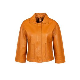 Freaky Nation Lederjacke »Brenda-FN« orange XXS(32)