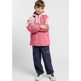 Jack Wolfskin Outdoorjacke »ACTAMIC 2L JKT K« mitKapuze soft-pink 140 140 Brusttasche, 2 Hüfttaschen