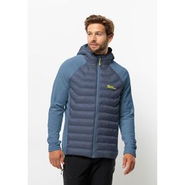 Jack Wolfskin Hybridjacke »ROUTEBURN PRO HYBRID M« mit Kapuze evening-sky XL (54/56) XL (54/56) Hybridjacke