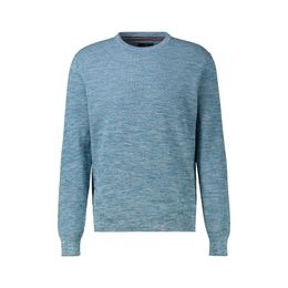 Lerros Strickpullover &raquo;Strickpullover in Melangeoptik&laquo; MISTY BLUE M M Lebendige Melange-Strickoptik