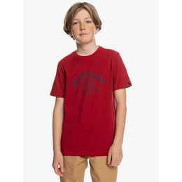 Quiksilver T-Shirt »Script Talk« Chili Pepper 12(148-156cm) 12(148-156cm) Stoff: Leichter Baumwolljersey