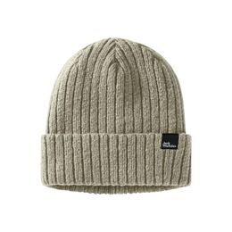 Jack Wolfskin Beanie »CUSHY BEANIE« seal M M Warme Wintermütze in Strickoptik