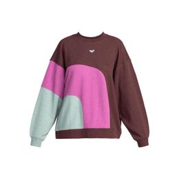 Roxy Sweatshirt »Happy Daize« Bitter Chocolate M M Material: Meliertes Frottee-Mischgewebe aus...