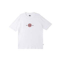 Quiksilver T-Shirt »Burn Out« White 14 14 Umweltfreundliches Material:...