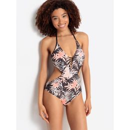 Buffalo Monokini, im Animal-Design braun-apricot 34 - N-Gr N-Gr 34 Modisches Design