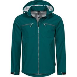 LPO Softshelljacke »LAC SIMARD NEW II Men« mit abnehmbarer Kapuze blau XL XL Superleichte Softshelljacke mit abnehmbarer Kapuze