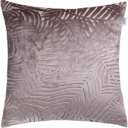 Sch&ouml;ner Wohnen Kollektion SCH&Ouml;NER WOHNEN-KOLLEKTION Dekokissen &raquo;Florance&laquo; aus hochwertiger Samtoptik ros&eacute;/creme + gebl&uuml;mt Obermaterial: 100% Polyester B/L: 45 cm x 45 cm