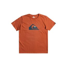 Quiksilver T-Shirt »Comp Logo« Baked Clay 12(148-156cm) 12(148-156cm) Stoff: leichter Baumwoll-Jersey [160 g/m2]
